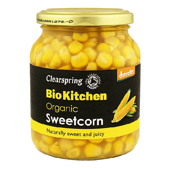 Organic Sweetcorn in jar – Leicester Wholefoods