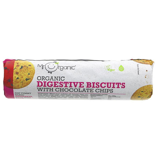 Digestive Biscuits With Chocolate Chips Organic – Leicester Wholefoods